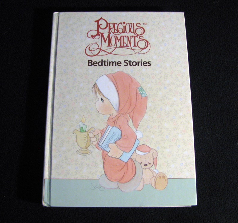 PRECIOUS MOMENTS Bedtime Stories (1994) Vintage Glossy Hard Cover With ...