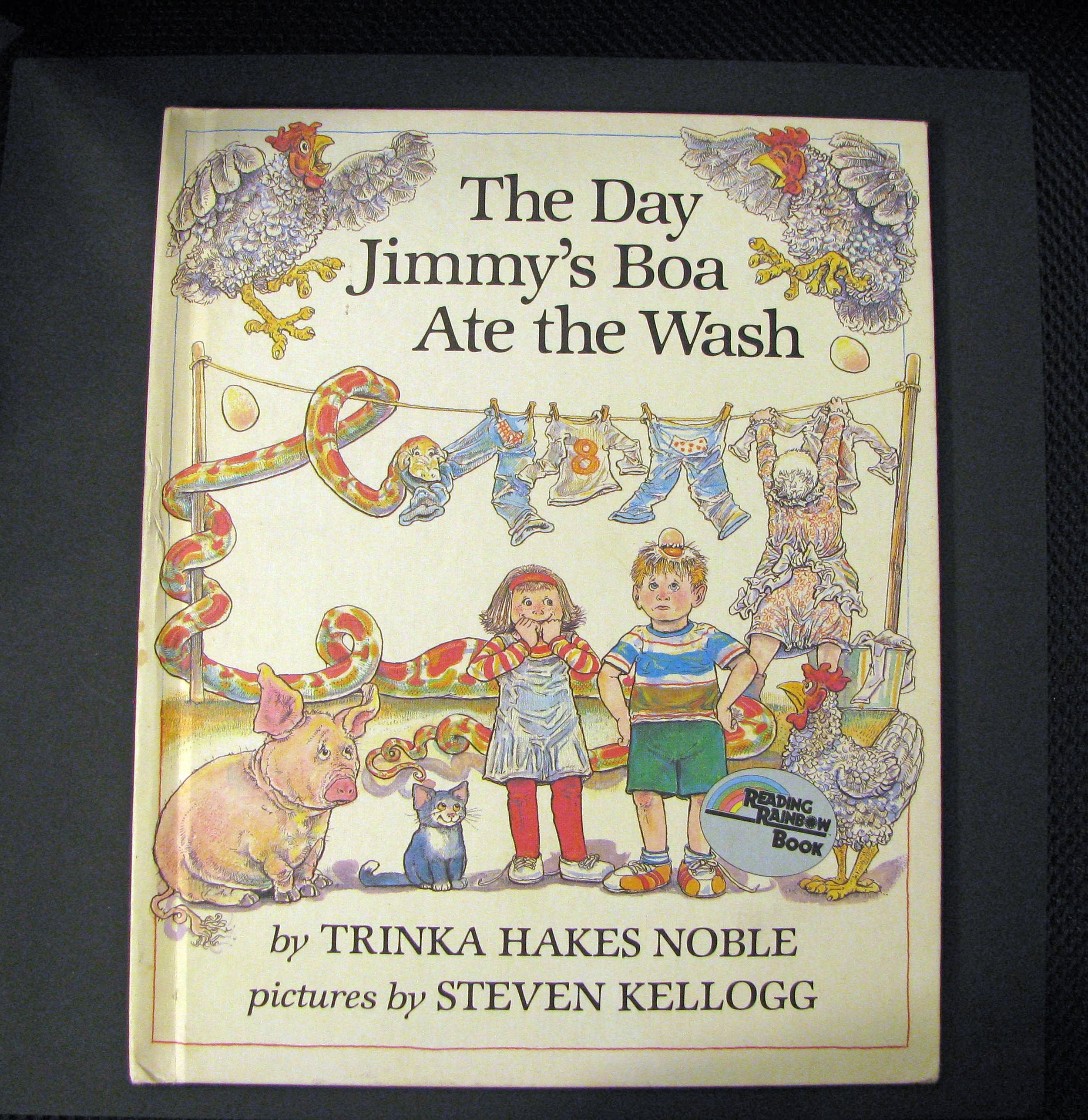 The Day JIMMY'S BOA Ate The Wash 1980 Libro infantil vintage Buen ...