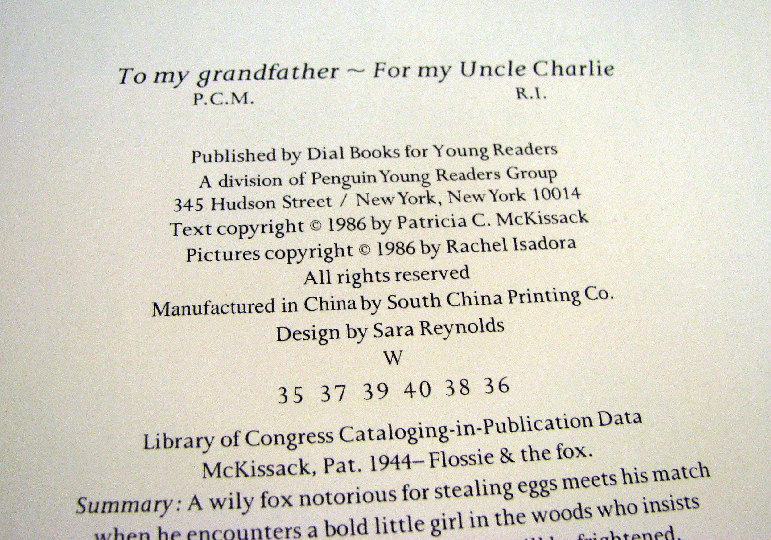 FLOSSIE & THE FOX 1986 by Patricia C. Mckissack Vintage - Etsy