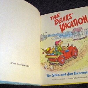 THE BEARS' VACATION (1968) by Stan & Jan Berenstain - Vintage Children ...