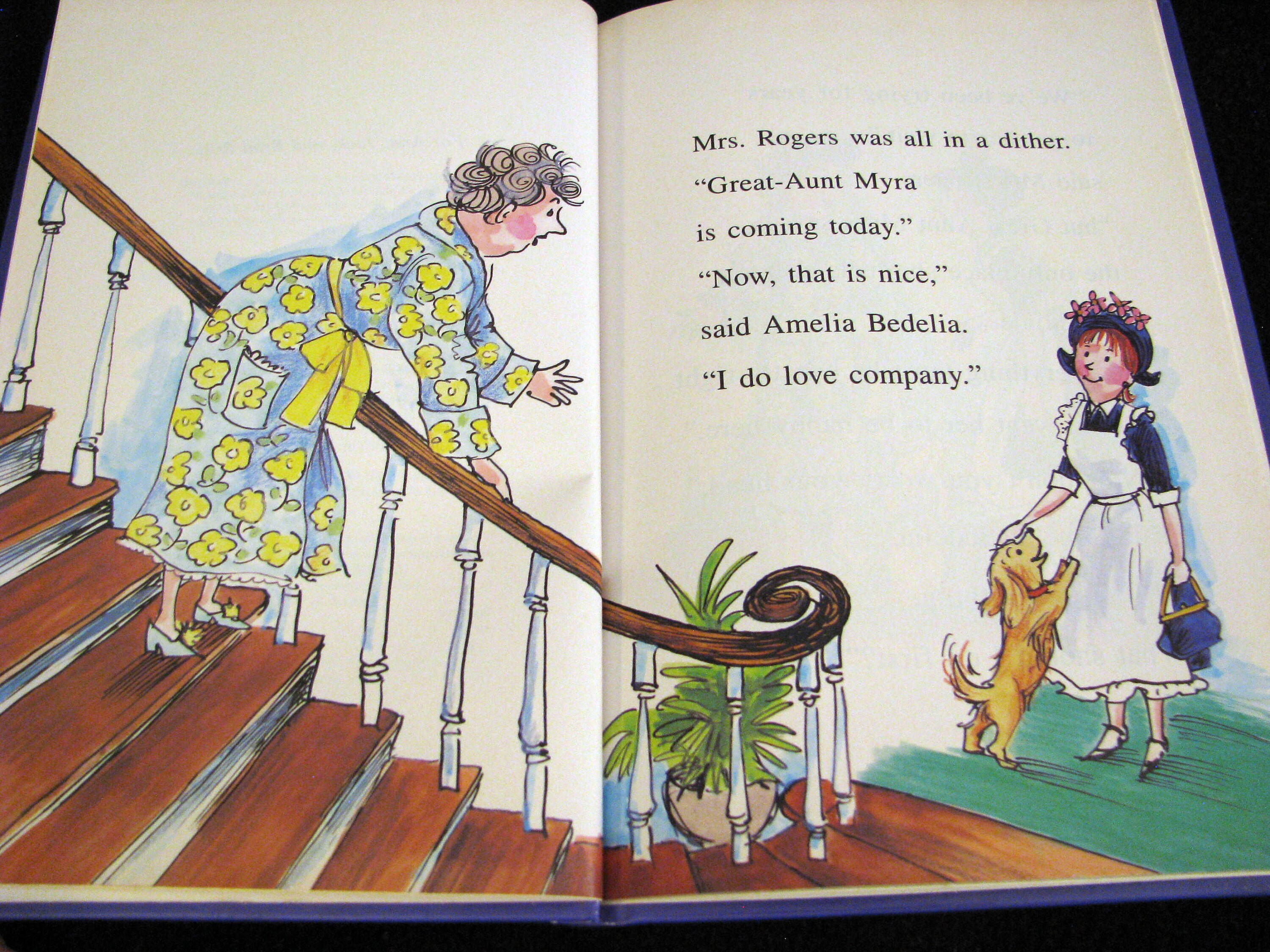 Thank You, AMELIA BEDELIA (1993) by Peggy Parish - Vintage Children's ...