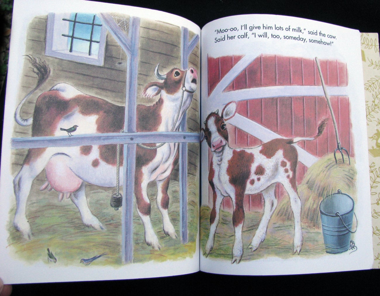 The JOLLY BARNYARD (1978) Little Golden Book - Vintage Children's Book ...