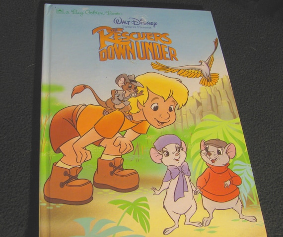 The RESCUERS DOWN UNDER 1992 Like New A vintage Disney | Etsy