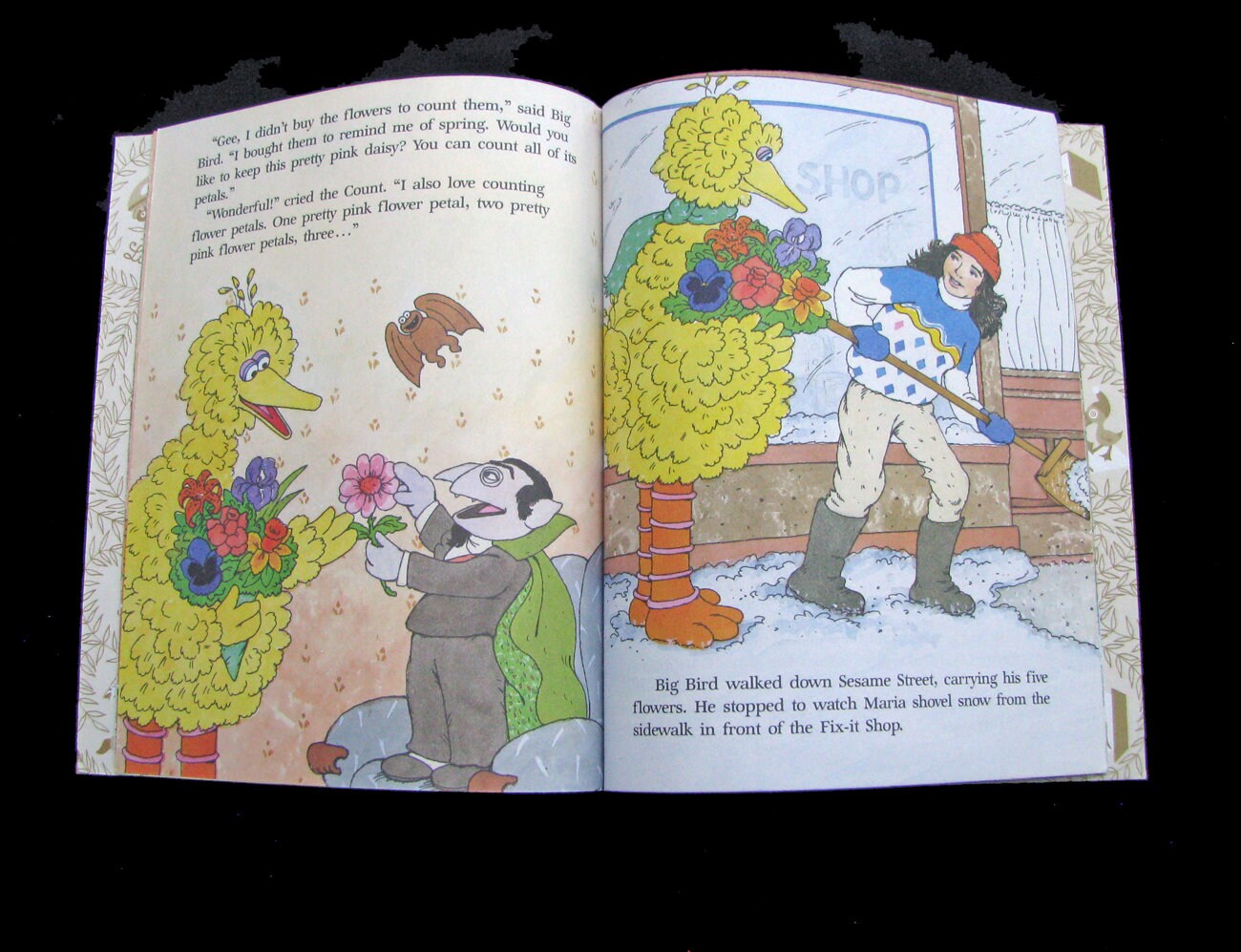 BIG BIRD Brings Spring to Sesame Street (1985) Sesame Street Little ...