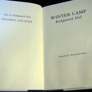 WINTER CAMP (1993) by Kirkpatrick Hill - Suspenseful Mystery Chapter ...