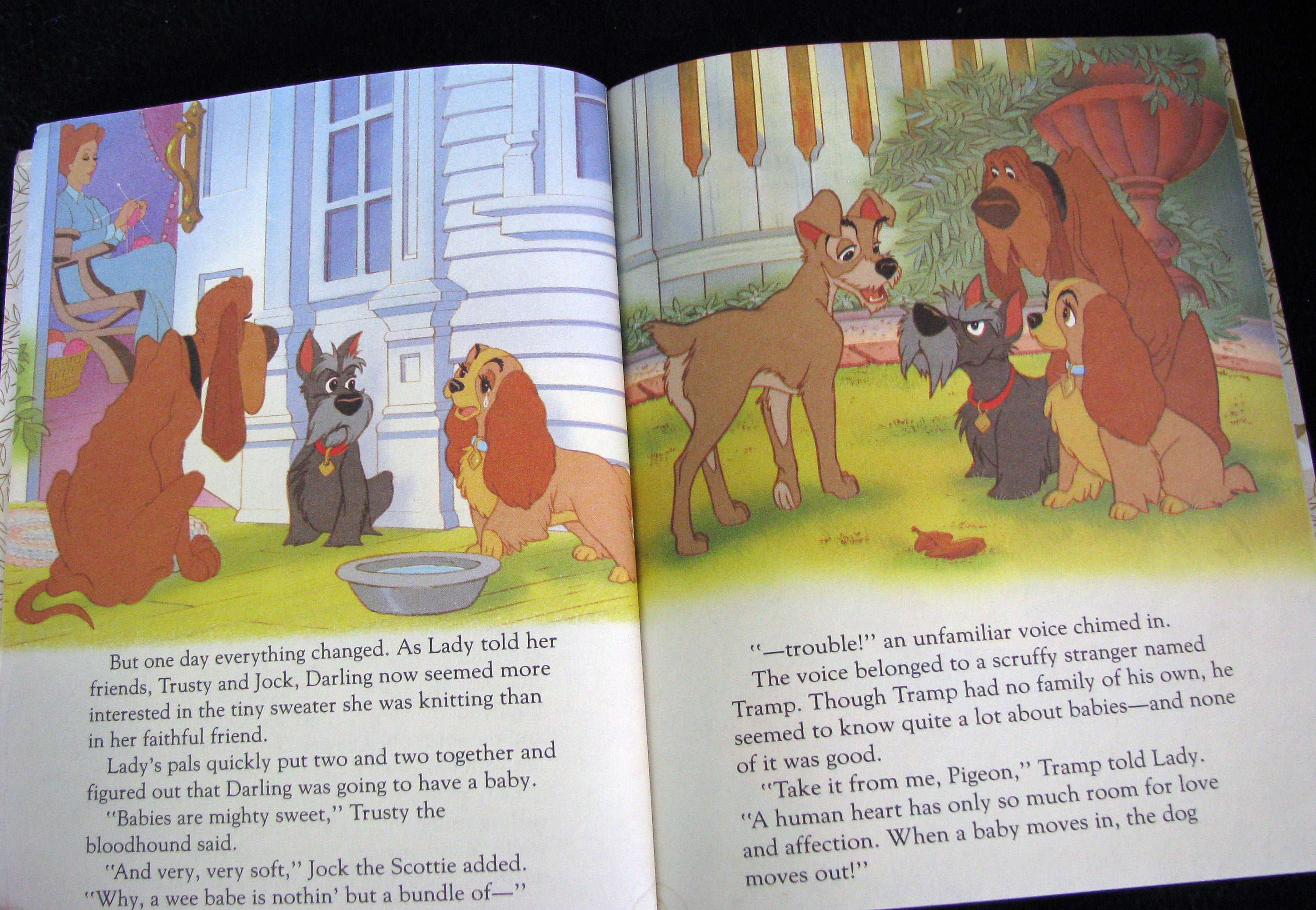 Lady and the Tramp (1991) Walt Disney Classic Vintage Little Golden ...