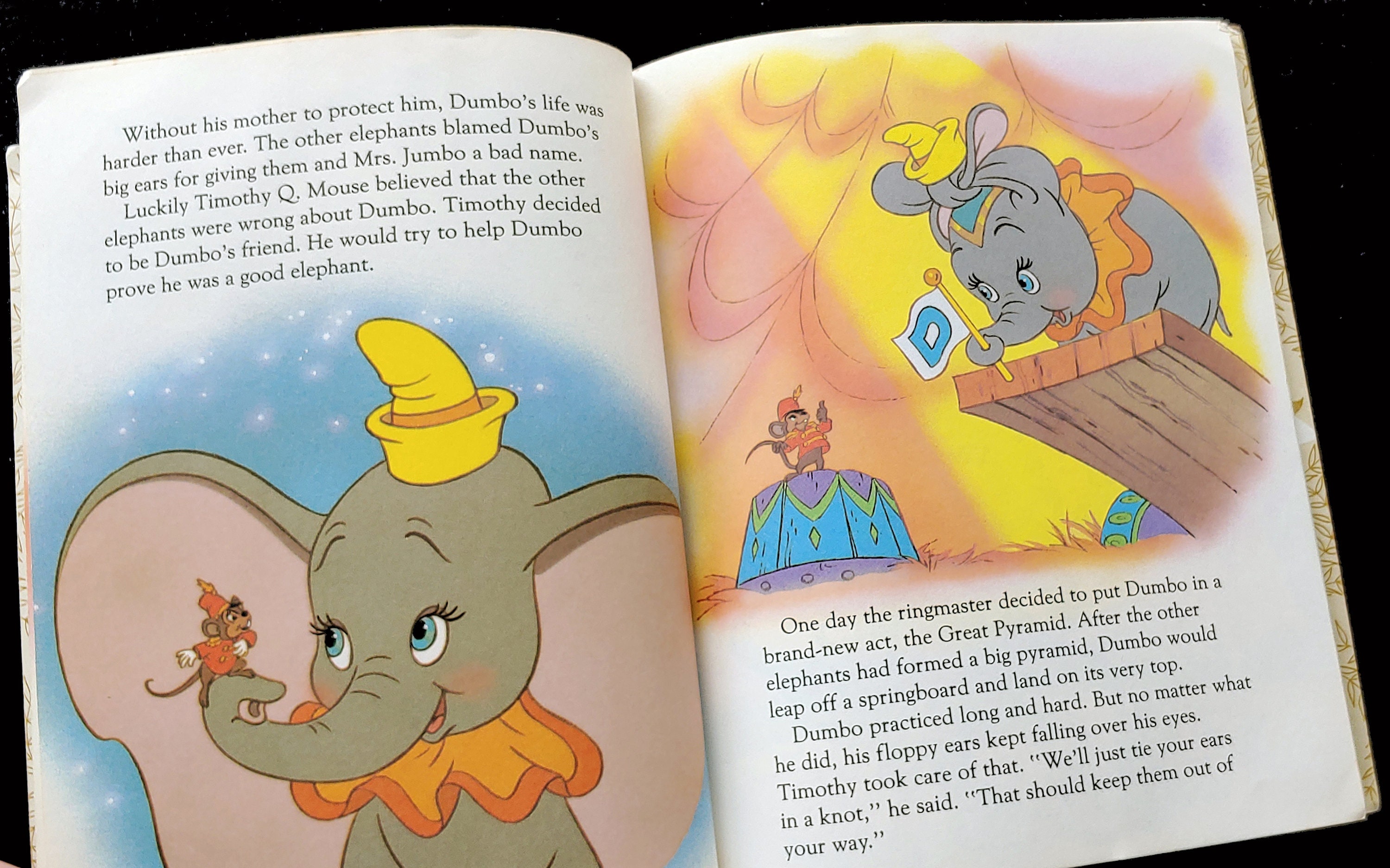 DUMBO (1988) Walt Disney Classic Vintage Little Golden Book - Excellent ...
