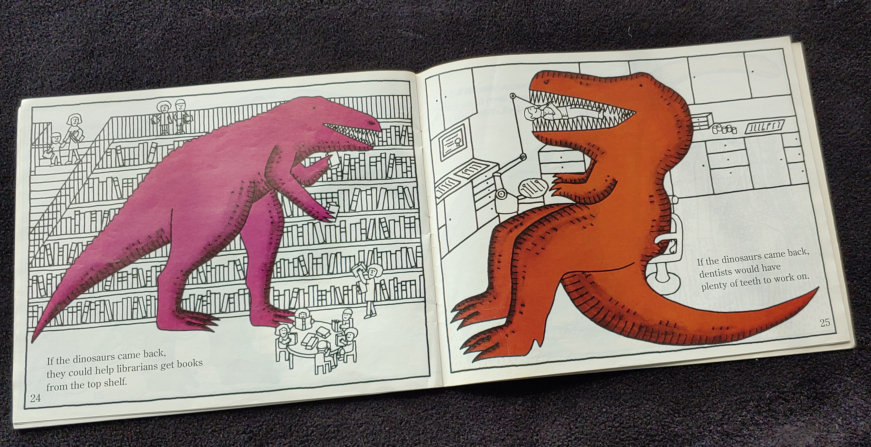 If the DINOSAURS CAME BACK 1996 by Bernard Most Vintage Children's Book Soft Cover in Very Good ...