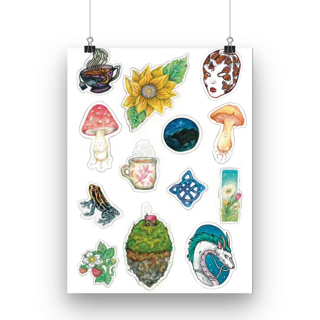 Daydream Sticker Sheet 4x6 - Etsy