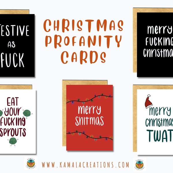 Profanity Card - Etsy