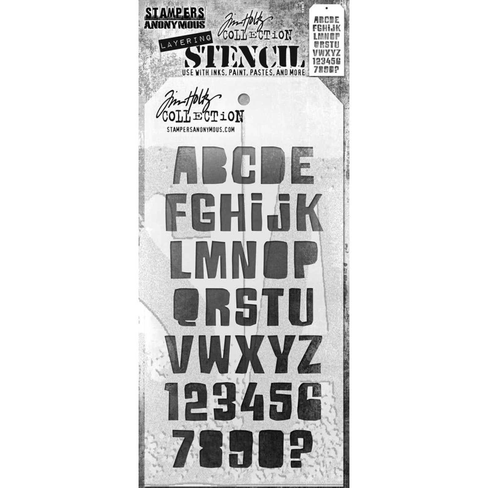 Cut Out Alpha Layered Stencil Tim Holtz - Etsy