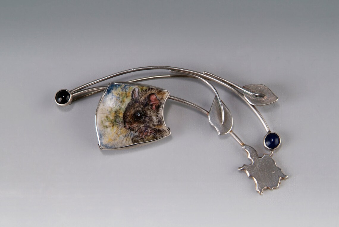 Flying Squirrel Box With Pin - Etsy