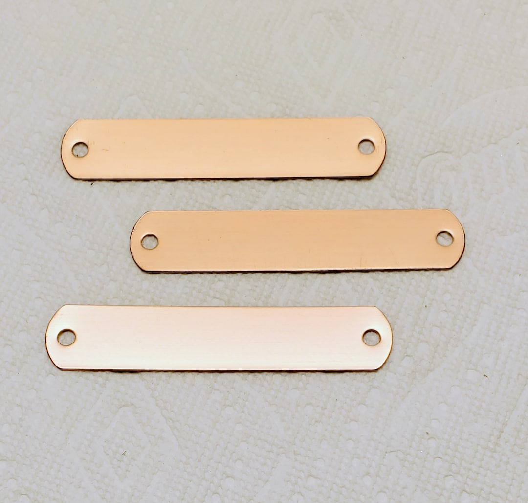 Copper Tags: 1/2" X 2", 16 Gauge, Stamping/engraving Blanks - Etsy