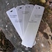 Aluminum 14 Ga. Bookmarks 1.25 X 6.25 - Etsy
