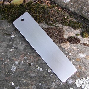 Aluminum 20 Ga. Bookmarks 1.75" X 7", .032", (5-400) READY TO STAMP ...