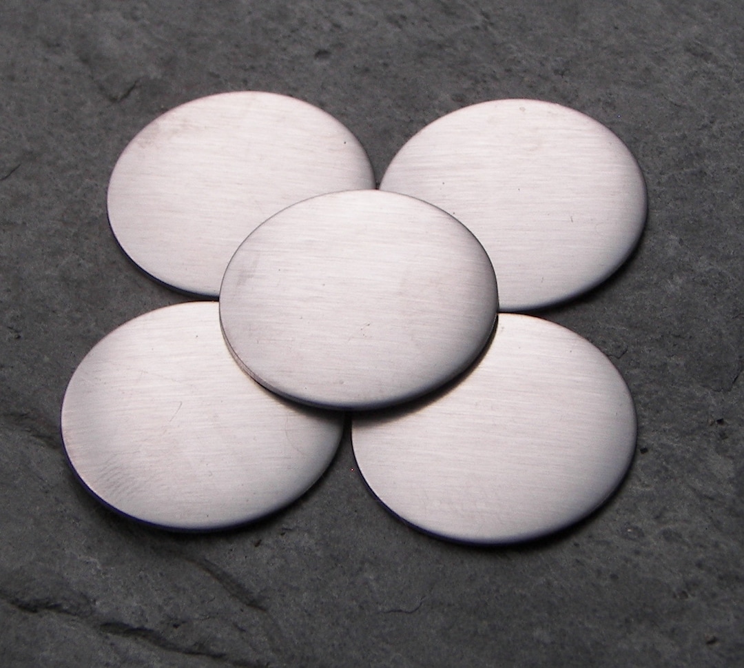 Tumbled Metal Blanks: Aluminum, Brass, or Copper for Hand Stamping - Etsy