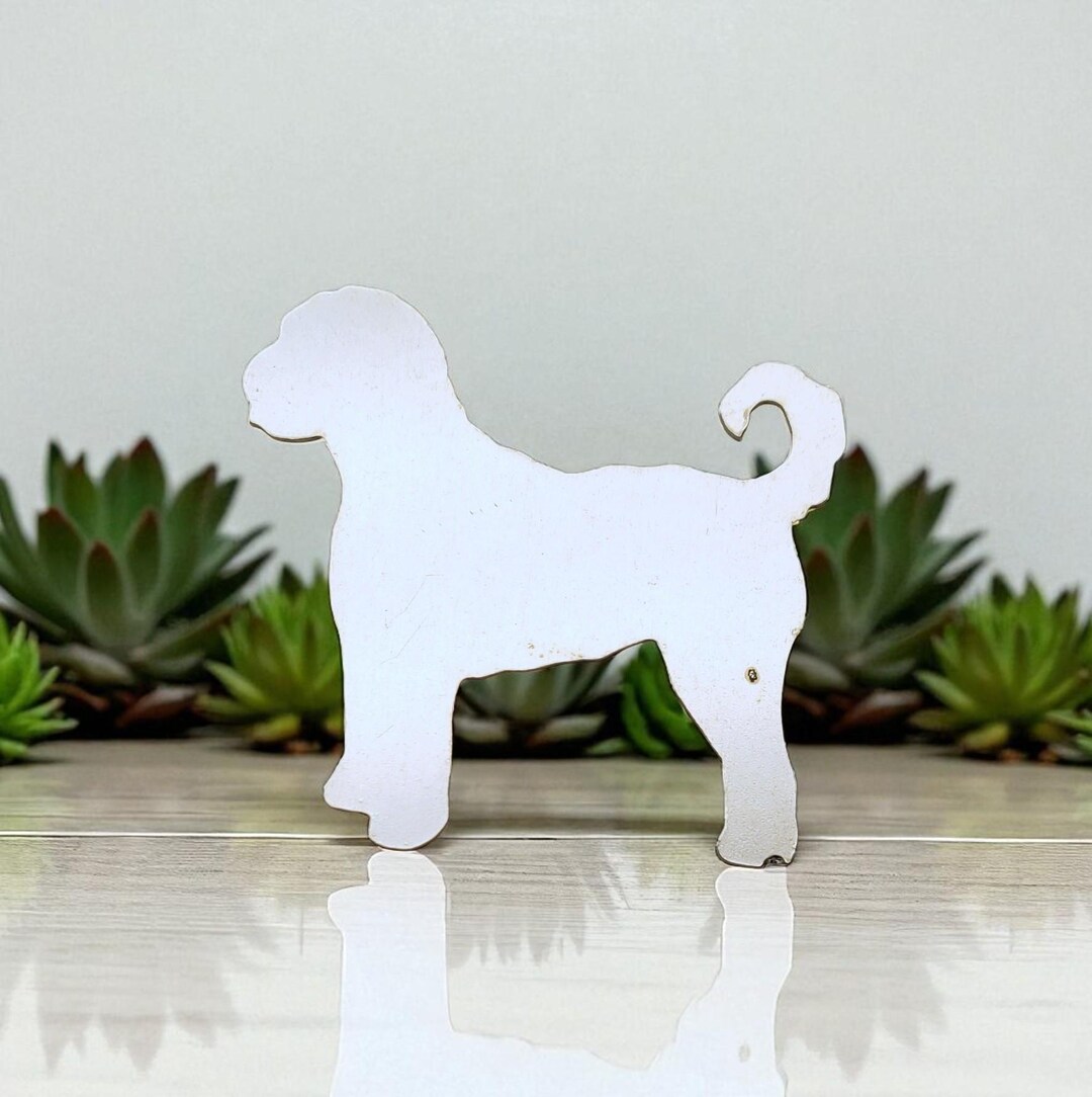 Goldendoodle Dog (5-400) Christmas Tree Ornaments, 12 Gauge .080 ...
