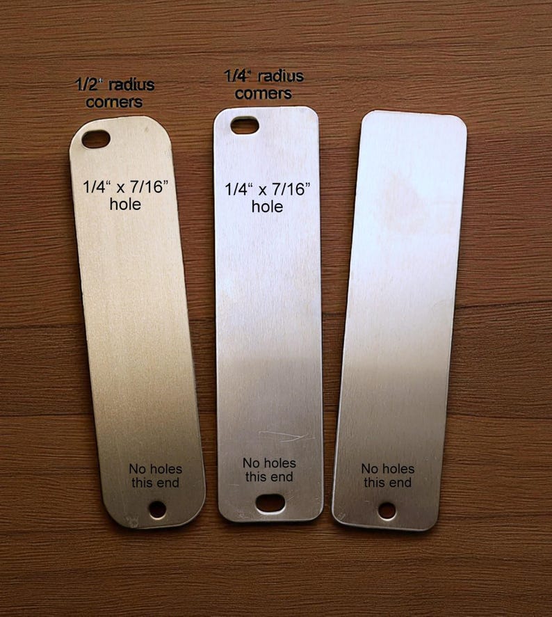 Metal Bookmark Blanks With Heart Cutout: Copper, Brass, or Aluminum ...