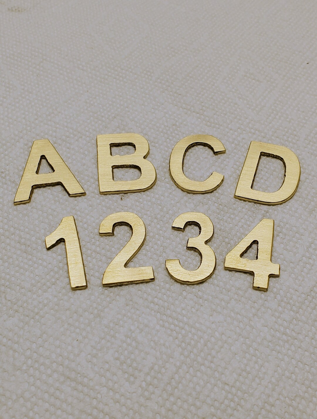 Jessy's (63) Solid Brass Numbers, 1.5" Tall in 16 Gauge, .050" Thick ...