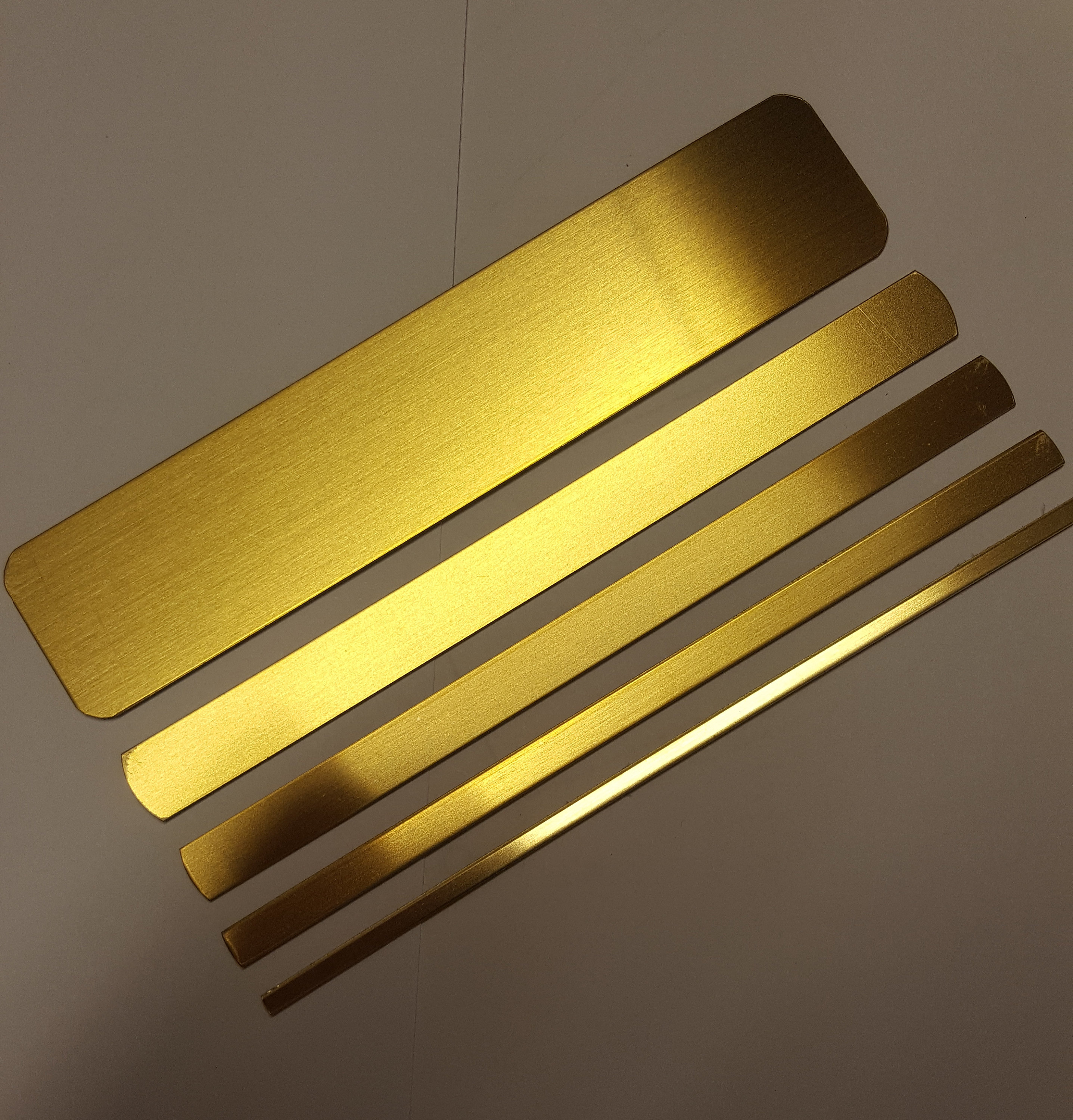 Brass Cuffs 1 X 7 FINISHED CUFFS Finished Strips - Etsy