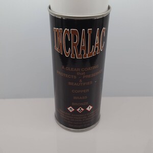 Incralac Metal Finish Coating for Brass, Copper, Bronze Items - Etsy