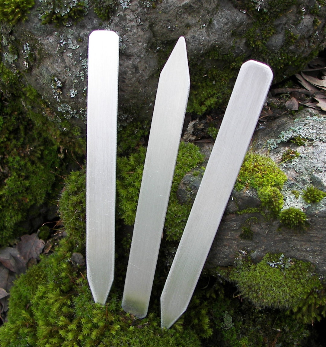 Jon's Short Aluminum Plant Stakes, 5/8" X 3 1/2", 12 Ga. (.080"), (5 ...