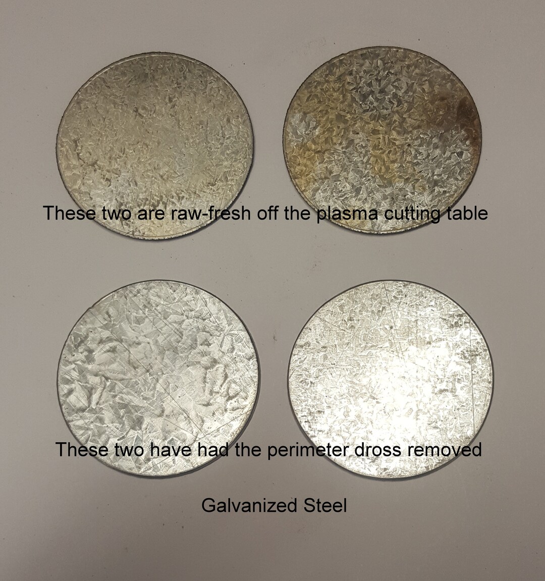 Center Pieces Galvanized (20) 12" Round Discs, Circles Smooth Blanks ...