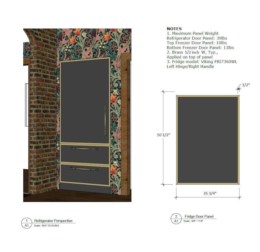 Solid Brass Refrigerator Trim: 16 Gauge (.050") With 3M Tape (12 Pieces ...