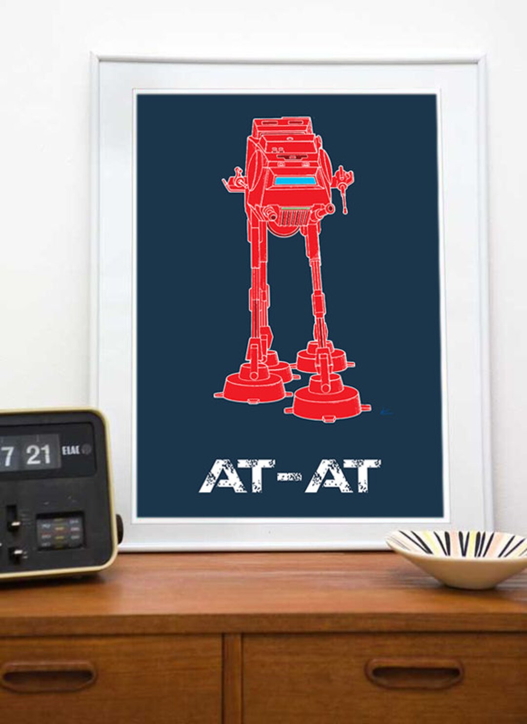 AT-AT Star Wars Blueprint Star Wars Patent Print Atat - Etsy