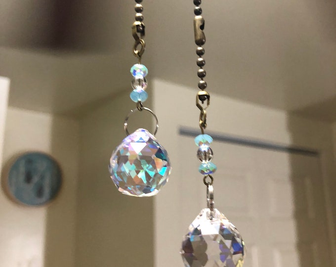 Crystal Fan Pulls - Etsy