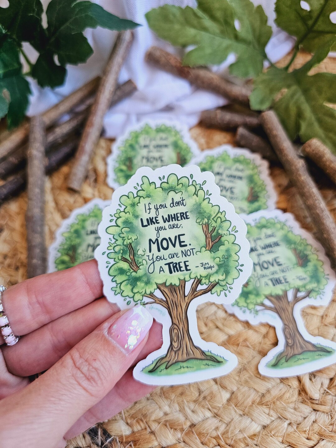 Move, You Are Not a Tree Sticker - Etsy