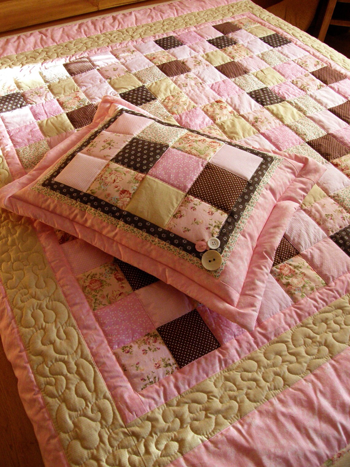 Almohada en tonos rosas. almohada cojín almohada rosa - Etsy España