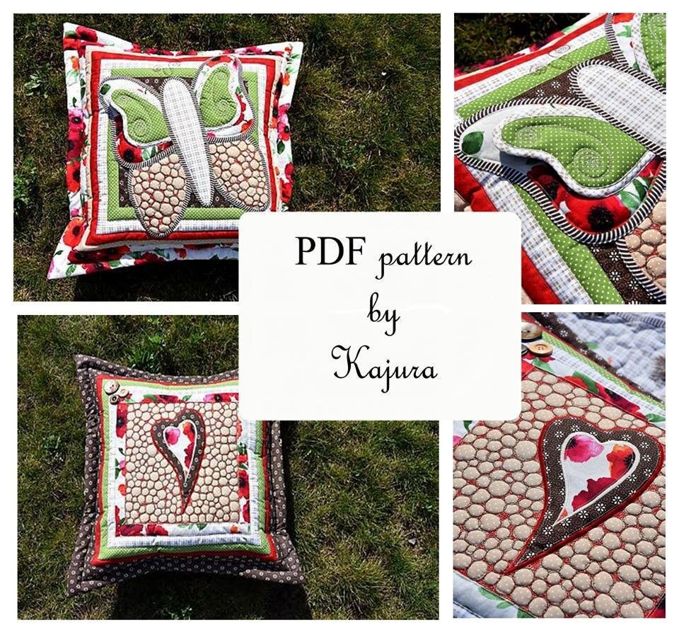 PDF Pattern for Set of Decorative Pillow With Butterfly and - Etsy