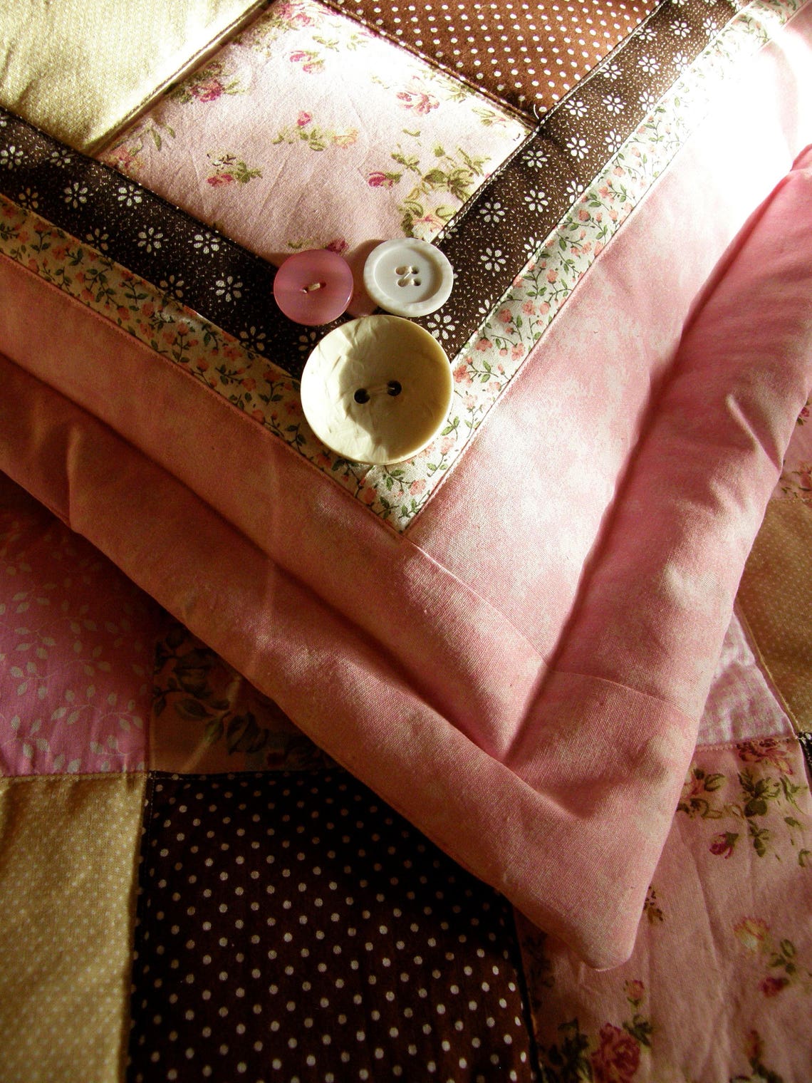 Almohada en tonos rosas. almohada cojín almohada rosa - Etsy España