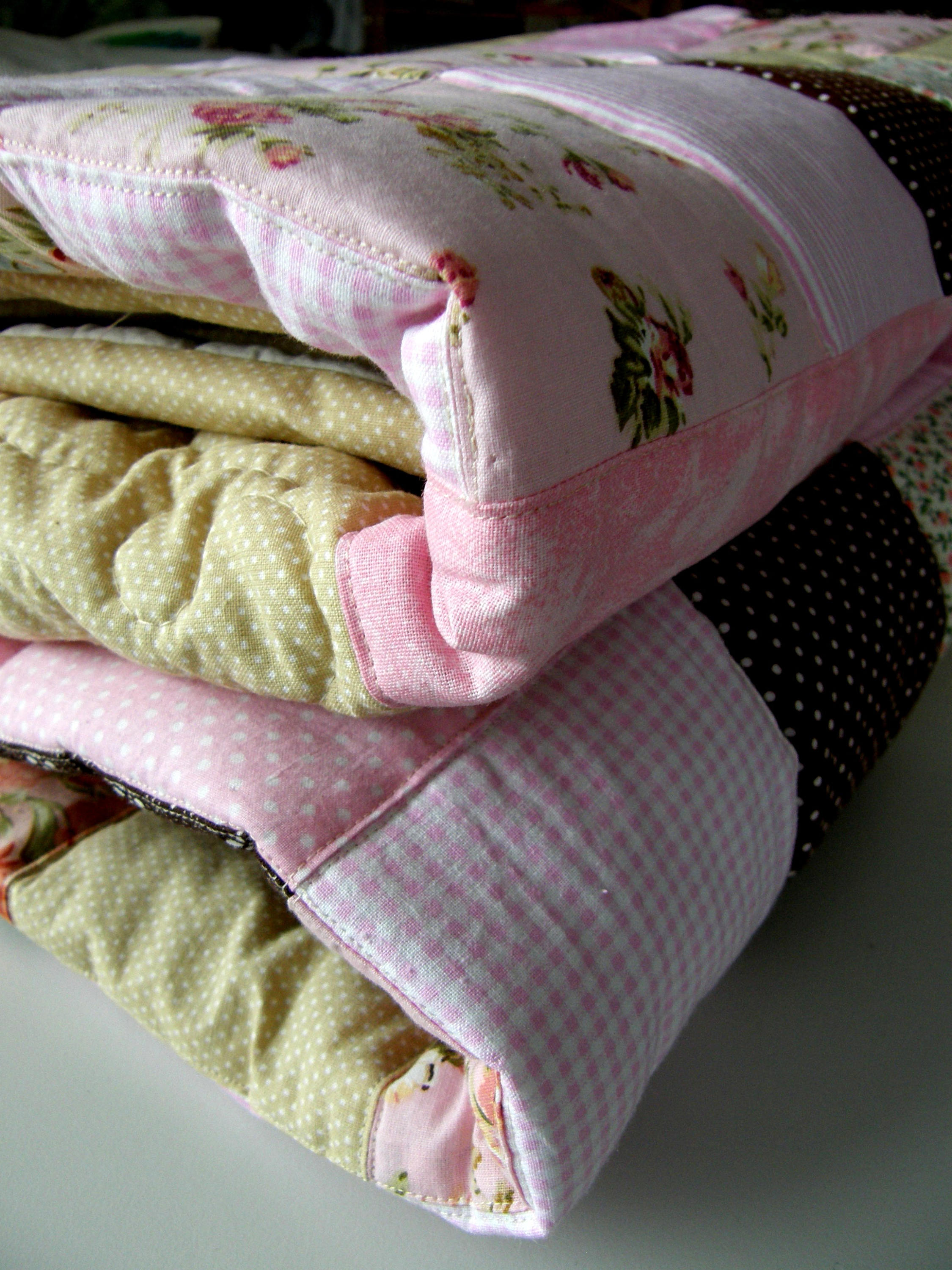 Pink Tones Double Quilt : - Etsy