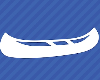 Canoe Sticker Decal - Etsy