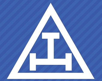 Triple Tau Vinyl Sticker Royal Arch Mason Emblem Symbol Die Cut Decal ...