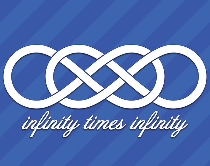 Infinity Symbol Vinyl Decal Sticker - Etsy