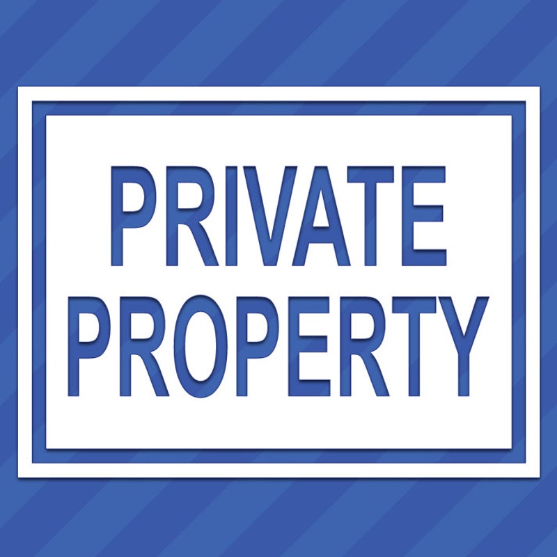 Private Property - Etsy