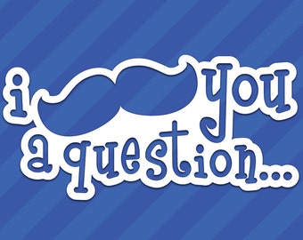 I Mustache You - Etsy