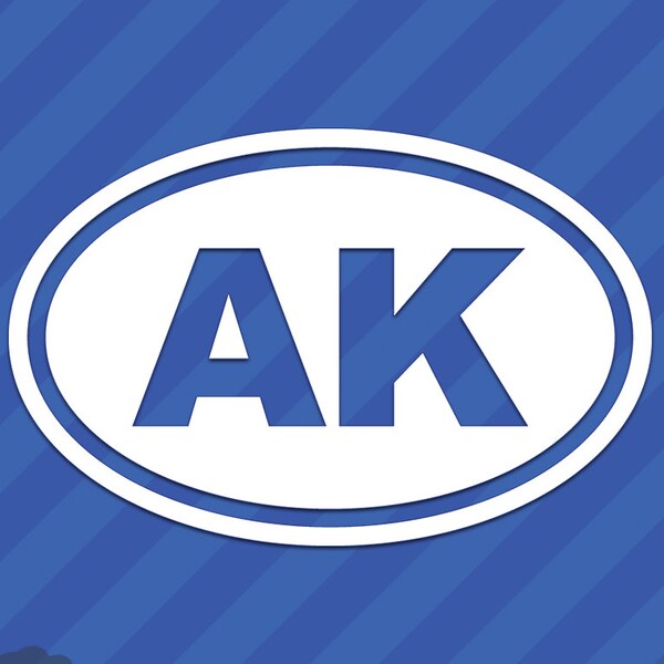 Alaska Car Decal - Etsy