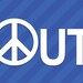 Peace Out Vinyl Decal Sticker - Etsy