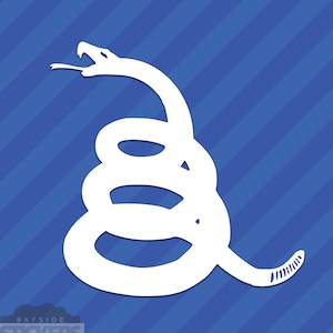 Don't Tread on Me Snake Vinyl Decal Sticker - Etsy