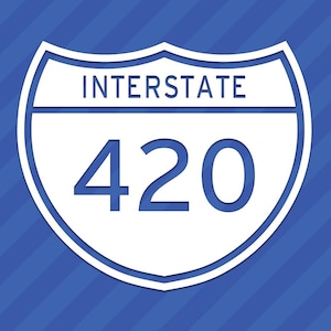 Interstate 420 Vinyl Decal Sticker Weed Marijuana Cannabis Pot - Etsy