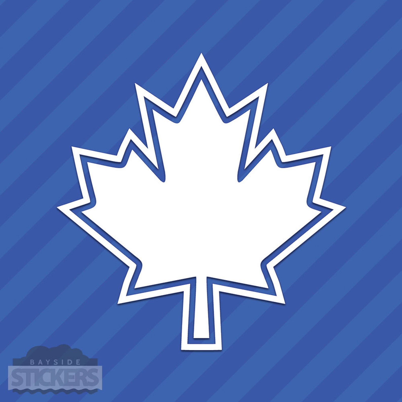Canadian Maple Leaf With Outline Vinyl Decal Sticker Canada - Etsy