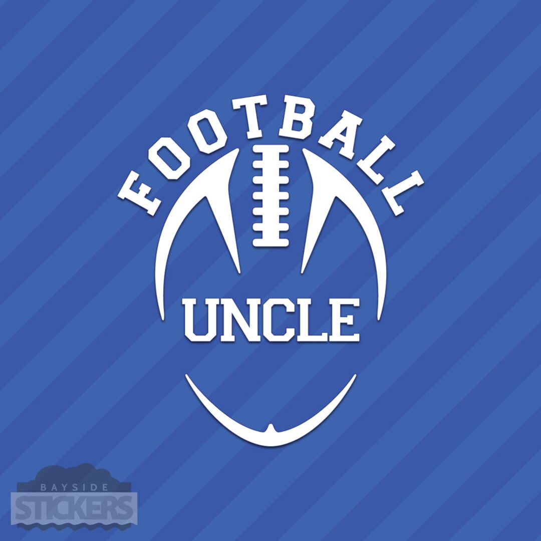 Football Uncle Vinyl Decal Sticker - Etsy