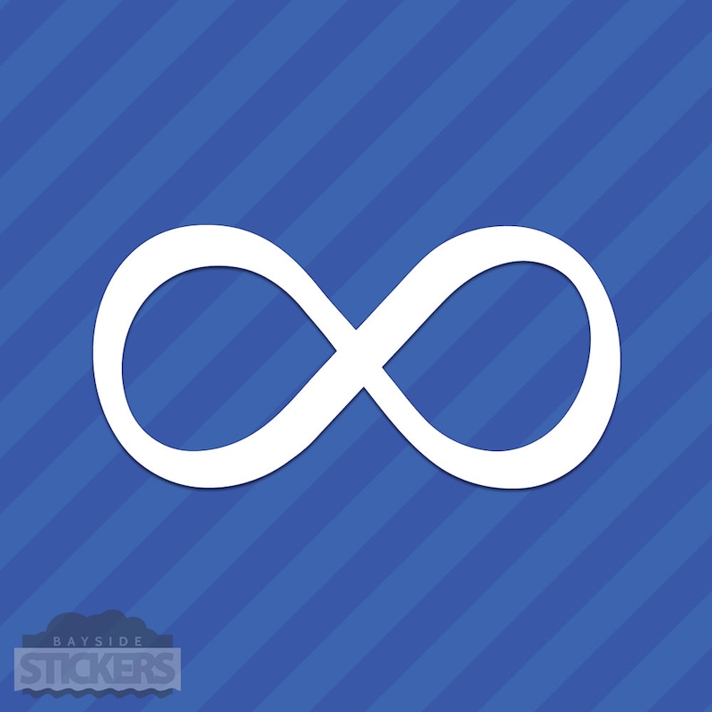 Infinity Symbol Vinyl Decal Sticker - Etsy