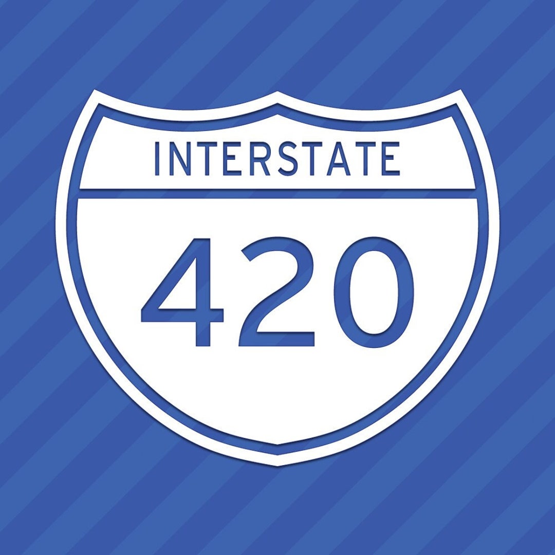 Interstate 420 Vinyl Decal Sticker Weed Marijuana Cannabis Pot - Etsy