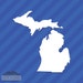 Michigan MI State Outline Vinyl Decal Sticker - Etsy