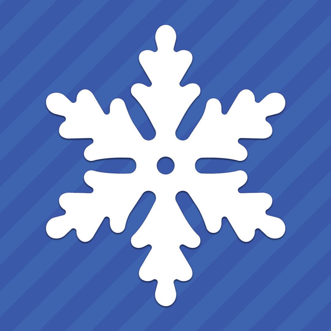 Snowflake Vinyl Decal Sticker - Etsy